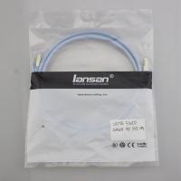 China Al Foil HDPE Cat5e FTP Patch Cable PVC Jacket Male To Female AI Mylar for sale