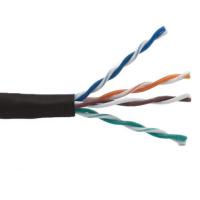 China ETL Al Mylar UTP Cat5e Cable High Speed Single PE Cat5e 4 Pair Cable for sale