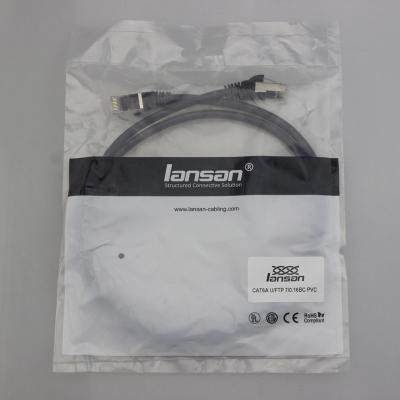 China 50U BC SSTP Category 6a Cable PVC Round STP Ethernet Cable 2m 3m 5m for sale