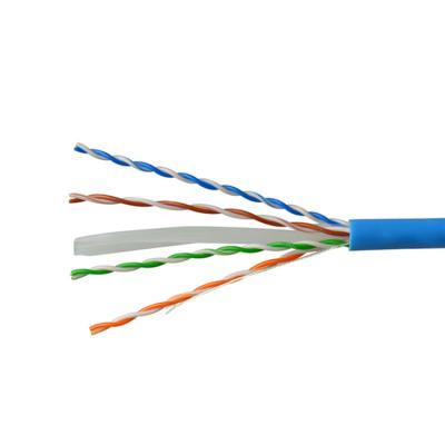 China HDPE CCA Cat6 Lan Cable Aluminum Mylar 305m Length 4 Pairs ANATEL for sale