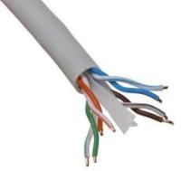China 1000ft Cat6 Network Cable 23AWG Bare Copper HDPE Insulation CAT6 UTP Lan Cable for sale