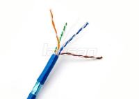 China Network 1000VDC HDPE Cat6 Lan Cable ETL FTP 4 Pair Shielded CCA Al Mylar for sale