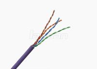 China HDPE Insulation Cat5e UTP Cable FTP Jacket 0.5mm Copper Clad Aluminum for sale