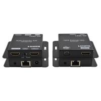 China 50m HDMI Extender Over Cat6 Cat5e Cable With Loop Out 1080P POC EDID for sale