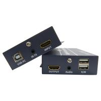 China 120m 4K KVM Extender HDMI Over Cat 6 / Cat6e Cable For Keyboard Mouse for sale