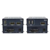 China 20KM HDMI KVM Fiber Extender With Loop Out 1080P Extender HDMI Over Fiber for sale