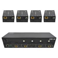 China 70M 4X4 HDMI Matrix With IR Matrix Function 18Gbps 4K@60Hz HDMI 2.0b POC for sale