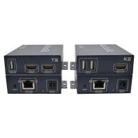 China 1080P 120M HDMI Extender KVM UTP Extender 148.5MHz Over Cat5E/6 Cable Optional IR for sale