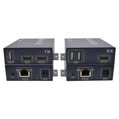 China 1080P 120M HDMI Extender KVM UTP Extender 148.5MHz Over Cat5E/6 Cable Optional IR for sale
