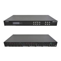 China 70m 4x4 4K Video Wall Controller 4x4 4K60Hz Seamless Matrix Multi Viewer for sale