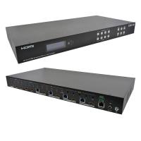 China 70m 4x4 4K Video Wall Controller 4x4 4K60Hz Seamless Matrix Multi Viewer for sale