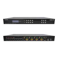 China 70m 4x4 HDMI Audio Matrix Switch With 4 HDMI Loop Out For 4 Port Video Switch for sale