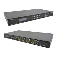 China 70m 4x4 HDMI Audio Matrix Switch With 4 HDMI Loop Out For 4 Port Video Switch for sale