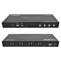 China 4 Port Network HDMI2.0 KVM Switch Up To 4K 60Hz 18Gbps for sale