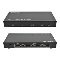 China 5760x1080 UHD 1X3 Video Wall Controller Processor Multi Screen Splicer 1 DP In 3 HDMI Out for sale