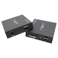 China DVI Fiber Optic HDMI Extender 2KM LC KVM DVI Extender Over Fiber for sale