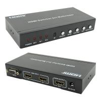 China 225MHz HDMI Quad Screen Splitter HDMI 2x1 Multiviewer With PIP 2 In 1 Out for sale