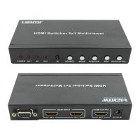 China 225MHz HDMI Quad Screen Splitter HDMI 2x1 Multiviewer With PIP 2 In 1 Out for sale