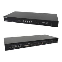 China 4K Video Wall Matrix Controller 2x2 1x4 4x1 10x10 Splicing Display USB Type C DVI for sale
