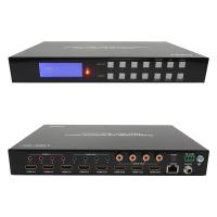 China 60Hz 4X4 4K Video Wall Controller 4X1 2x2 TV Wall Controller Seamless Matrix Switch for sale