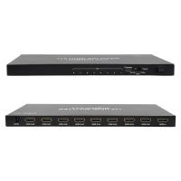 China 1/8 4K HDMI Splitter 1 In 8 Out 60Hz 3D 18G  Video Audio Splitter For 8 Displays for sale