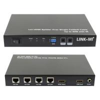 China 50M 4K HDMI Splitter 1x4 4 Channels Video Splitter Over Cat5e/6 Cable for sale
