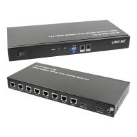China HDMI 50M 1X8 Splitter Over Cat5e 6 Cable Support 3D IR 1080P 8 Port HDMI Splitter for sale