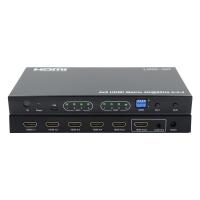 China HDMI 4x2 Matrix Switcher 4K@60hz YUV4:4:4 18Gbps HDCP2.2 4 In 2 Out Hdmi Video Switcher for sale
