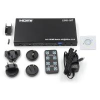 China HDMI 4x2 Matrix Switcher 4K@60hz YUV4:4:4 18Gbps HDCP2.2 4 In 2 Out Hdmi Video Switcher for sale