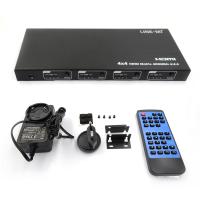 China Rs232 4x4 HDMI Matrix Switch Support 4K 60Hz 18Gbps EDID 4 To 4 HDMI Video Switch for sale