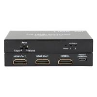 China 1x2 HDMI2.0 Splitter Support 3D 18G HDR HDCP2.2 2 Ports Video Splitter for sale