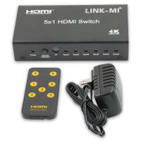 China 5x1 Video HDMI Switch with remote  Support 3D 4K2K for sale