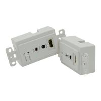 China 60m HDMI Wall Plate Extender Over Single Cat5e Cat 6 To Hdmi Extender Support 3D IR for sale
