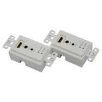China 60m HDMI Wall Plate Extender Over Single Cat5e Cat 6 To Hdmi Extender Support 3D IR for sale