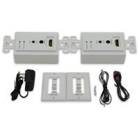 China 60m HDMI Wall Plate Extender Over Single Cat5e Cat 6 To Hdmi Extender Support 3D IR for sale