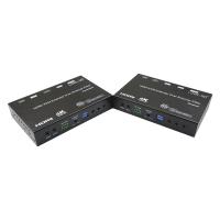 China 4K AV Over IP Fiber HDMI KVM Extender Support Unicast Multicast With USB RS232 for sale