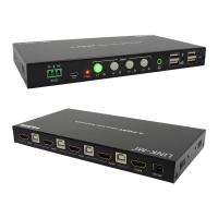 China HDCP2.2 1.4 4K KVM Switch HDMI  YUV4:4:4 8Bit With Analog Audio Extraction for sale