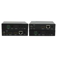 China 120M HDMI Extender Distribution Over IP Extender With LED Remote RS232 AV Over IP for sale