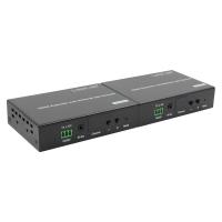 China 120M HDMI Extender Distribution Over IP Extender With LED Remote RS232 AV Over IP for sale