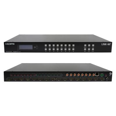China 8x8 HDMI Matrix 4k Hdmi Switcher With Analog Audio Extraction Support 18Gbps HDR for sale