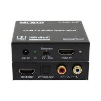 China 18Gbps HDMI Splitter Analog To Digital Audio Converter With Audio Downmix for sale