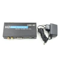 China 1080P DVI To HDMI Converter With Audio Support DVI Analog RCA Audio Input for sale