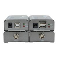 China 50M KVM Extender For Camera 1080P USB Extender Over Coaxial Cable Kvm Over Fiber for sale