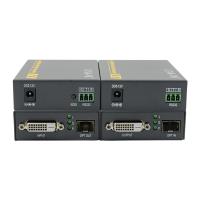 China 2KM 10Gbps HDMI Extender DVI Fiber Optic DVI Extender Over Fiber for sale