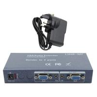 China 15pin 4 Port VGA Extender 1 To 4 VGA Splitter 4 Channels Video UTP Extender for sale