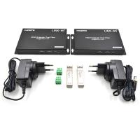 China 4K HDMI Extender Over Fiber 60KM Ultra HD Video Fiber Extender With EDID for sale