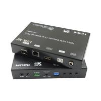 China HDMI USB AV Over IP KVM Extender Over Fiber Support POE RS232 Unicast Multicast for sale