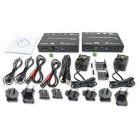 China HDMI USB AV Over IP KVM Extender Over Fiber Support POE RS232 Unicast Multicast for sale