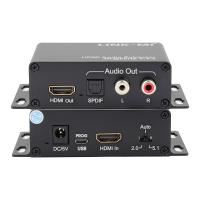 China 18Gbps 4K 1080P HDMI Audio Extractor Support EDID 3D For Apple TV Satellite Receivers for sale