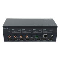 China HDMI 4X4 4k Matrix Switcher 4K60Hz With SPDIF Audio AV Matrix For 4 Ultra HD Displays for sale
